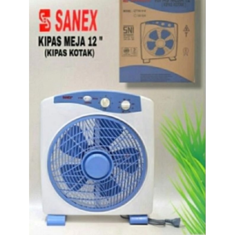 Jual Kipas angin kotak sanex 12inch/box fan sanex 12 inch | Shopee ...