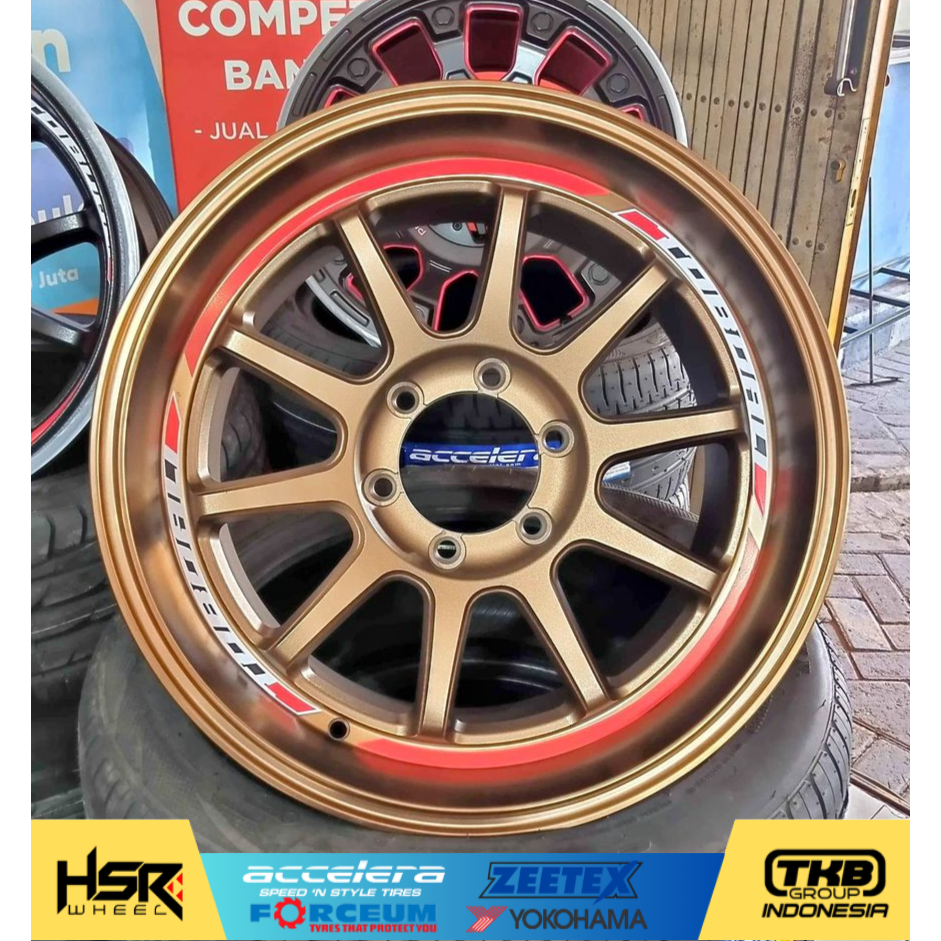 Jual velg hsr toboali ring 18 lebar 95 et0 velg mobil pajero fortuner triton hilux r18 | Shopee ...