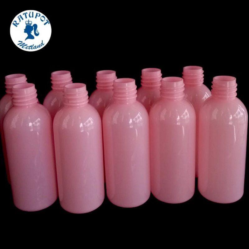 Jual Botol 60 ml pet plastik pink dijual botol saja tanpa tutup ...