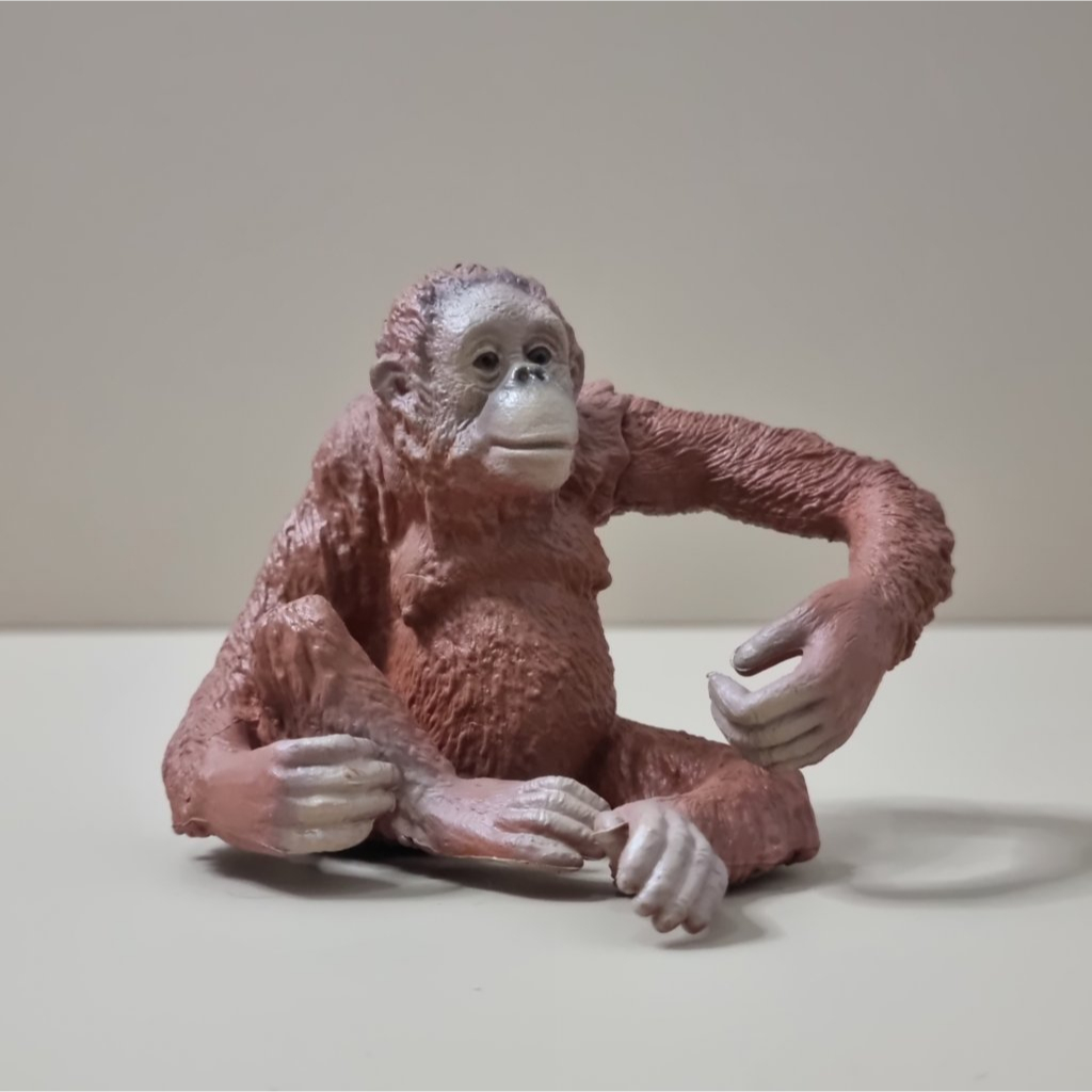 Jual Figur Hewan Orang utan PVC Miniatur binatang detail rapi diorama ...
