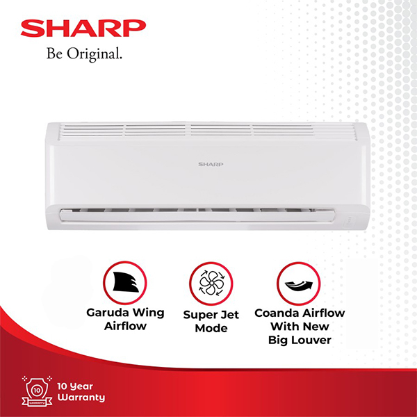 Jual NEW AC SHARP AH-A 05 BEY 0,5PK 1/2PK R32 05BEY AH-A5BEY 1/2 PK ...