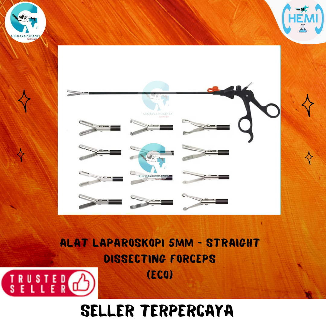 Jual Alat Laparoskopi 5mm - Straight Dissecting forceps (ECO) | Shopee ...