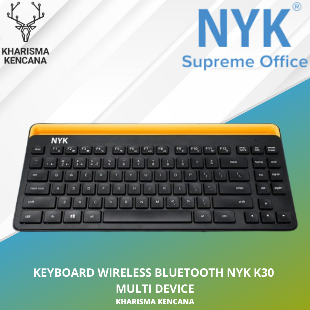 Jual KEYBOARD WIRELESS BLUETOOTH NYK K30 MULTI DEVICE | Shopee Indonesia