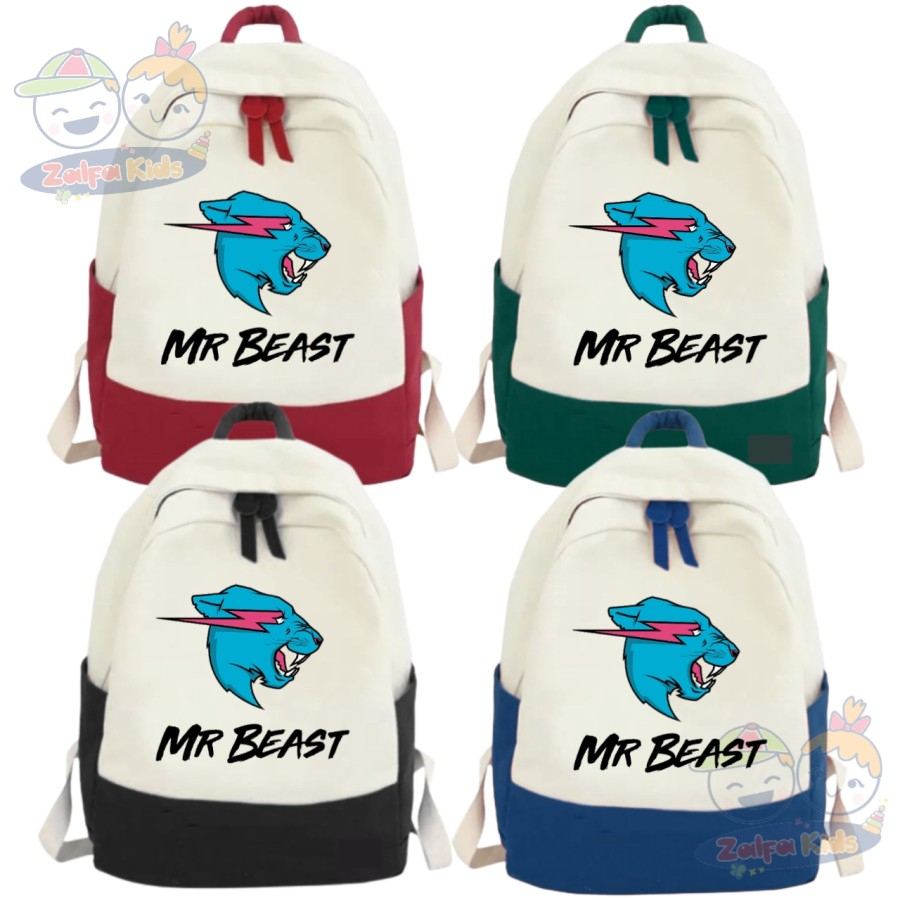 Jual TAS RANSEL BACKPACK SEKOLAH ANAK ANAK MR BEAST YOUTUBER | Shopee ...