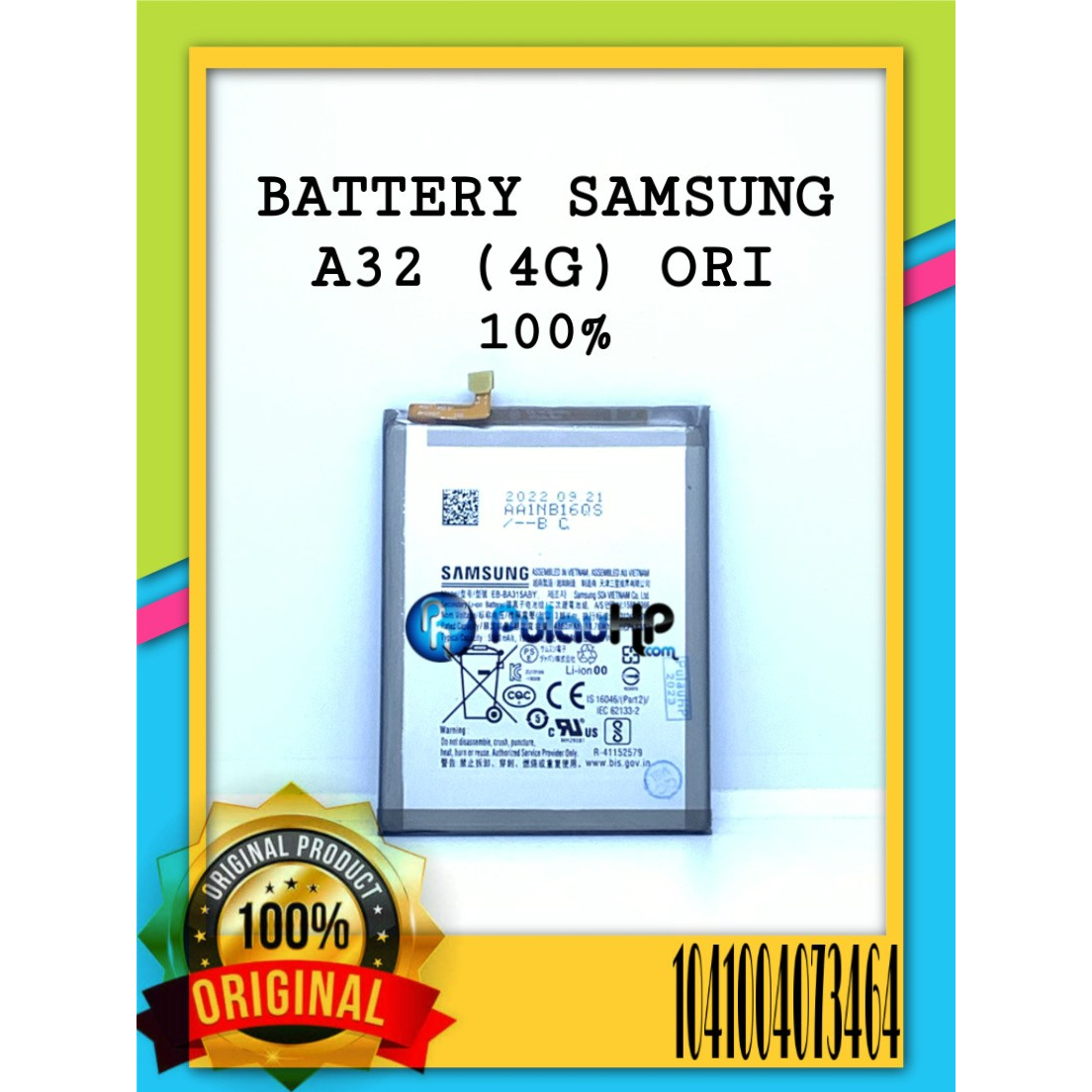 Jual BATTERY SAM A32 (4G)/A23 (4G) ORI | Shopee Indonesia