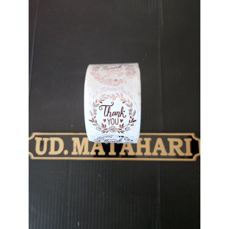 Jual Stiker ThankYou Besar Gold | Shopee Indonesia