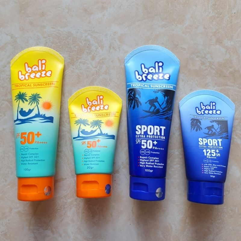 Jual Bali Breeze Tropical Sport Sunblock Sunscreen SPF50+ SPF 50+ UVA ...