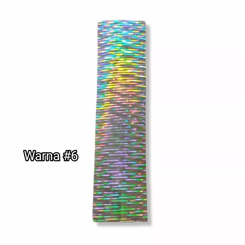 Jual Stiker Hologram 3D Untuk Metal Jig Motif Sisik Ikan 20cm X 5cm ...