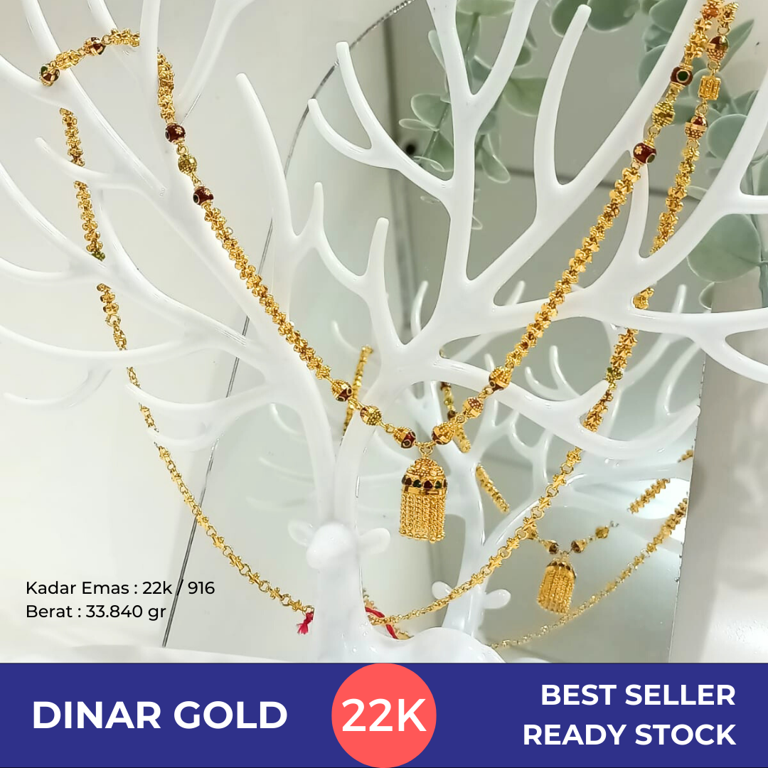 Jual KALUNG MODEL DUBAI - EMAS TUA - KADAR 22K | Shopee Indonesia