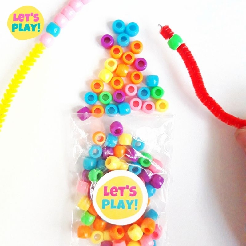Jual Meronce manik tong lacing beads paket mainan edukasi anak ...