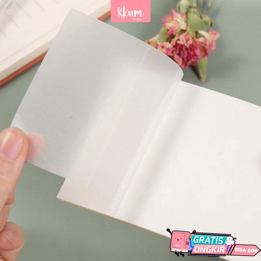 Jual Memo Paper Transparan/ Kertas Memo/ Sticky Notes Tahan air pet ...