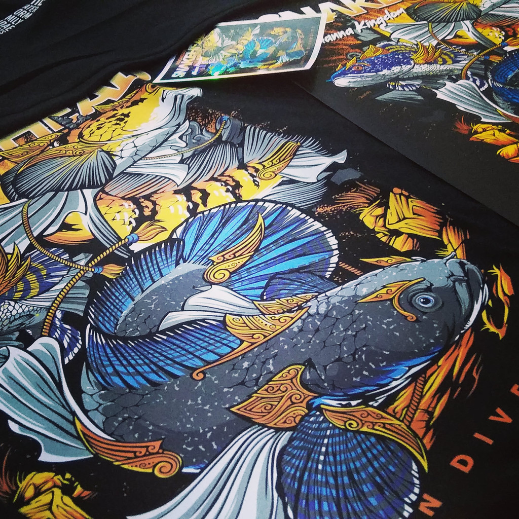 Jual KAOS PECINTA IKAN CHANNA/CHANNA KINGDOM TSHIRT/KAOS IKAN CHANNA ...