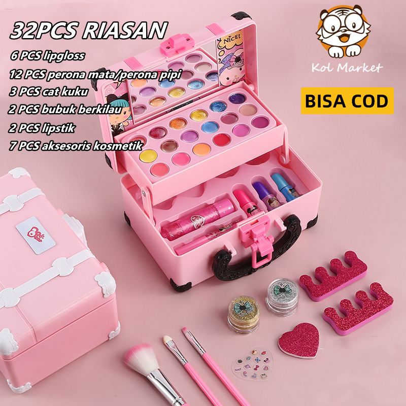 Jual Mainan untuk Anak Perempuan Simulasi Bayi Kosmetik Makeup Set ...