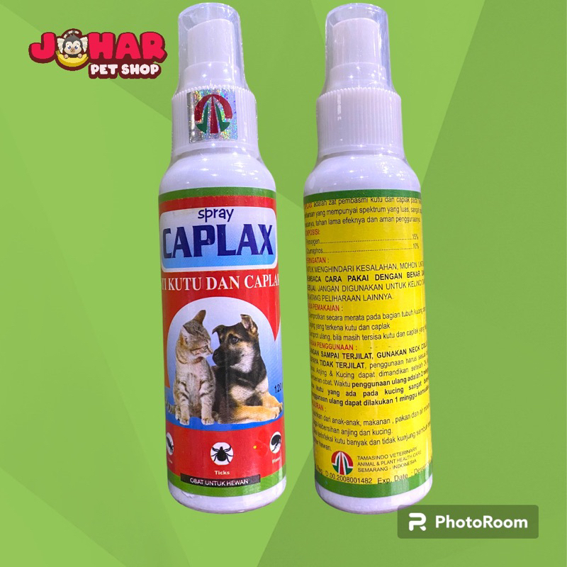 Jual caplax spray obat kutu kucing caplak anjing 120 ml | Shopee Indonesia
