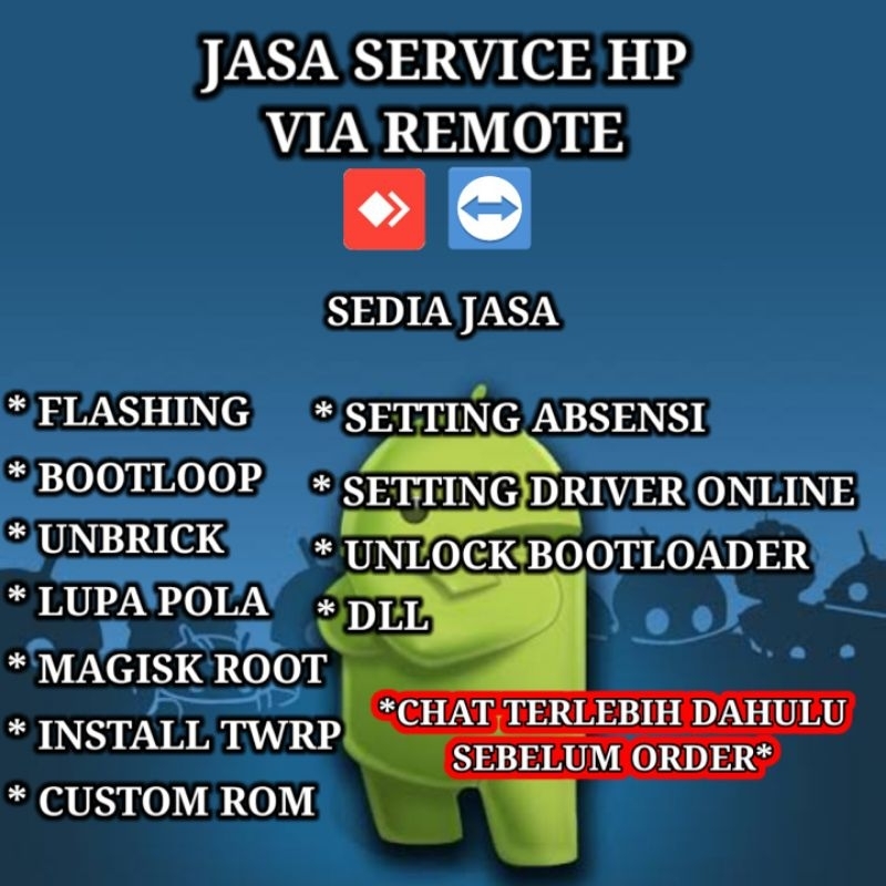 Jual JASA SERVICE ANDROID VIA REMOTE | Shopee Indonesia