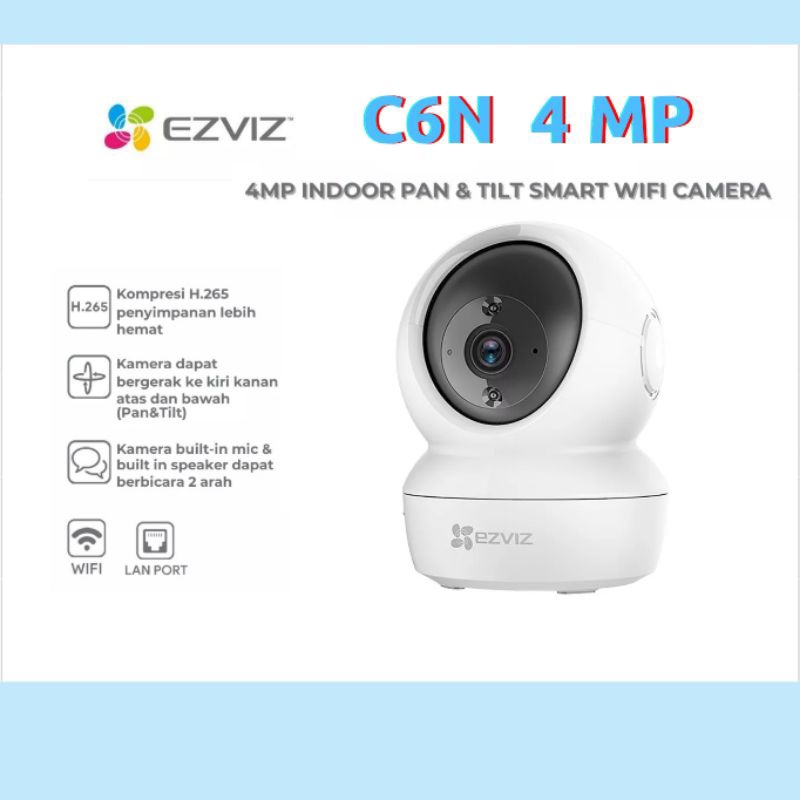 Jual Ezvis C6N 2K Resolution H.265 Bundle Wall Mount Smart wifi IP ...