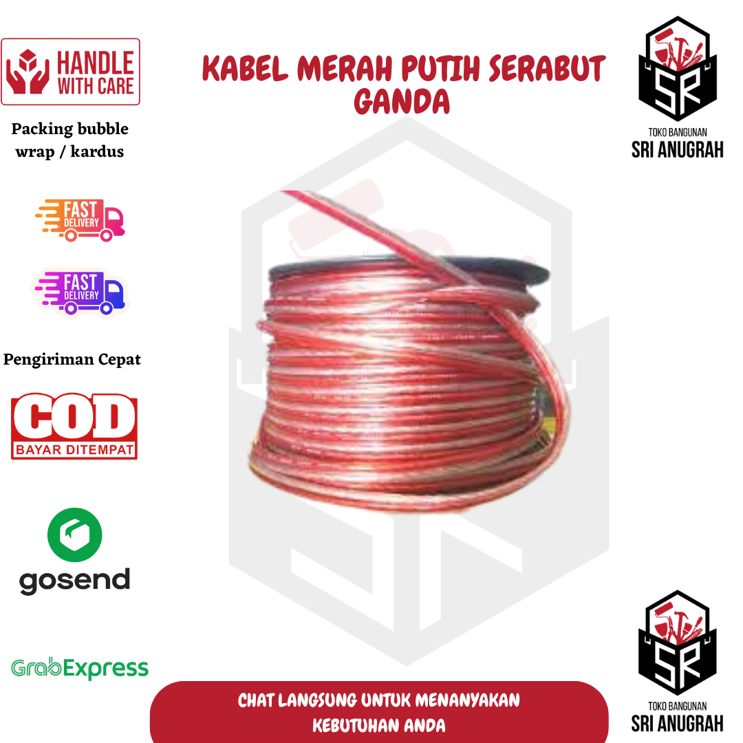 Jual Kabel Audio Transparan isi 2 PER 1 MTR | Shopee Indonesia