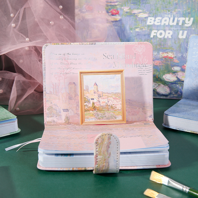 Jual Bronzing magnetic buckle notebook pu cantik Agenda diary aesthetic ...