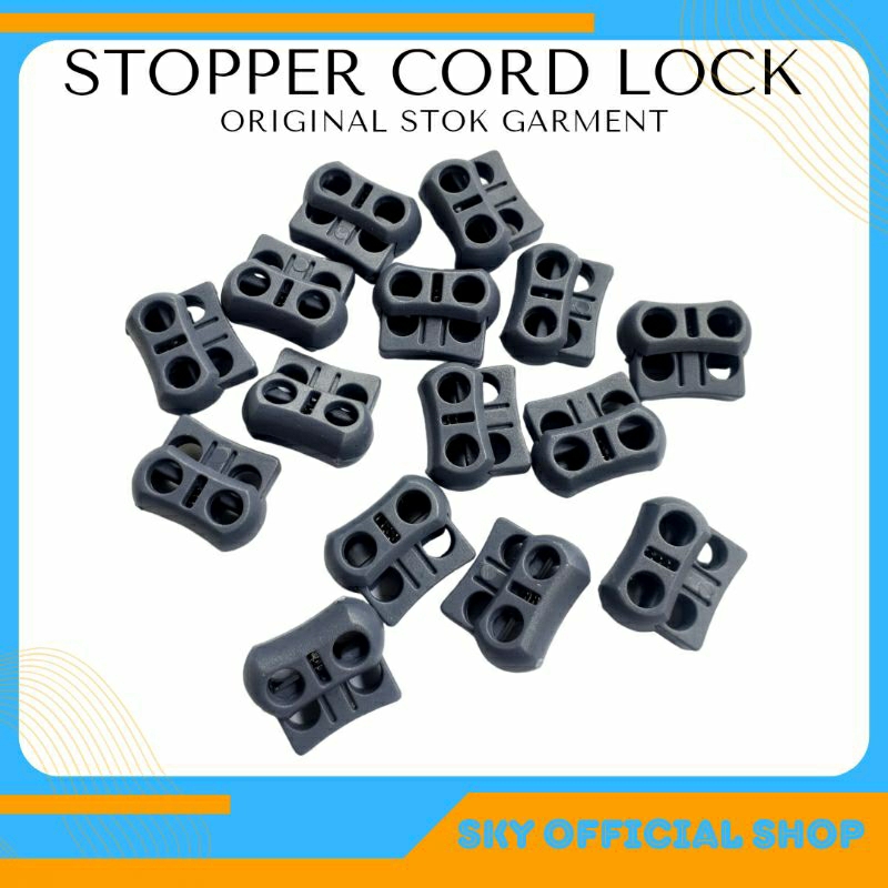 Jual Stopper Tali Cord Lock Aksesoris Garment Pengunci Tali Nifco 2 ...