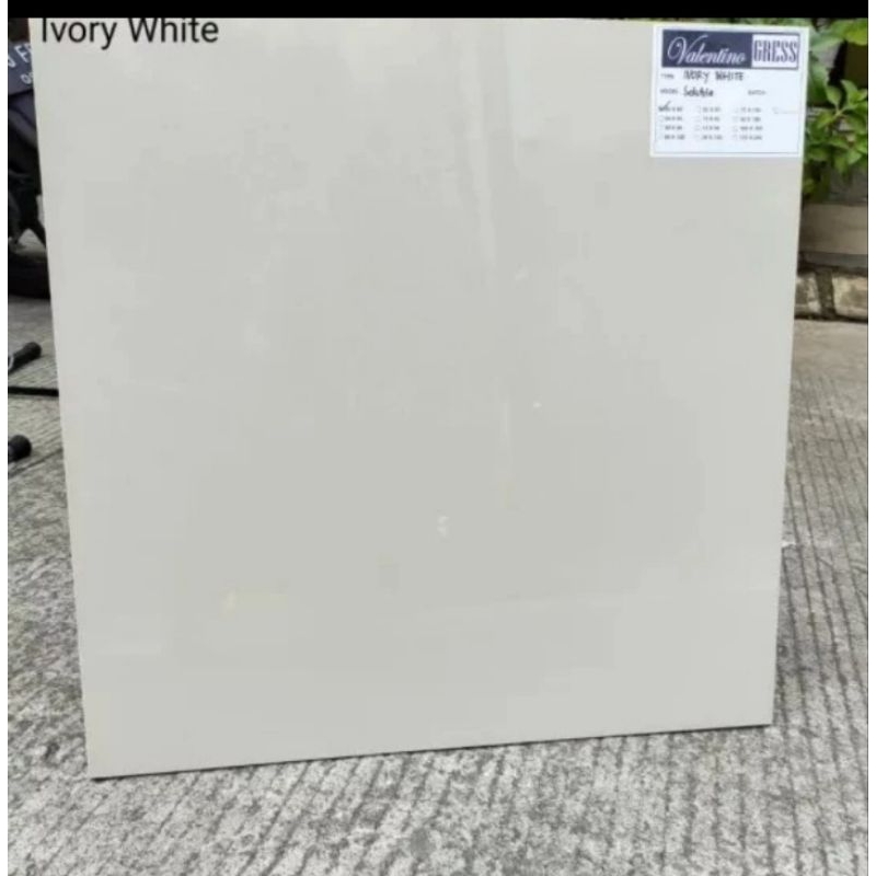 Jual Granit 60x60 Valentino Gress Ivory White Glazed Polished | Shopee ...