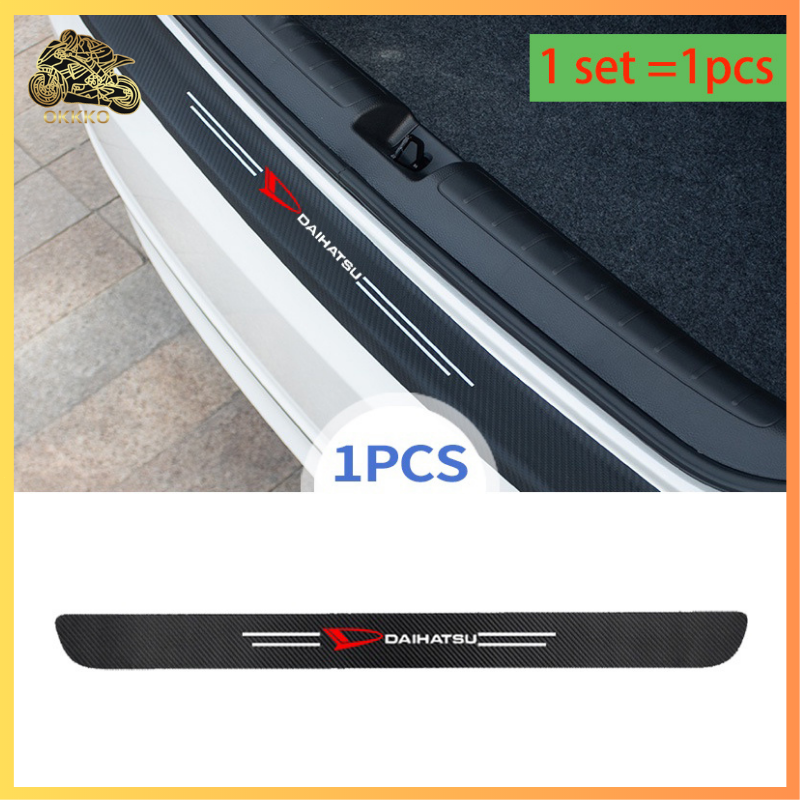 Jual 1pcs/Sticker Pelindung Sill Plate Stiker Mobil 3D Carbon Fiber ...