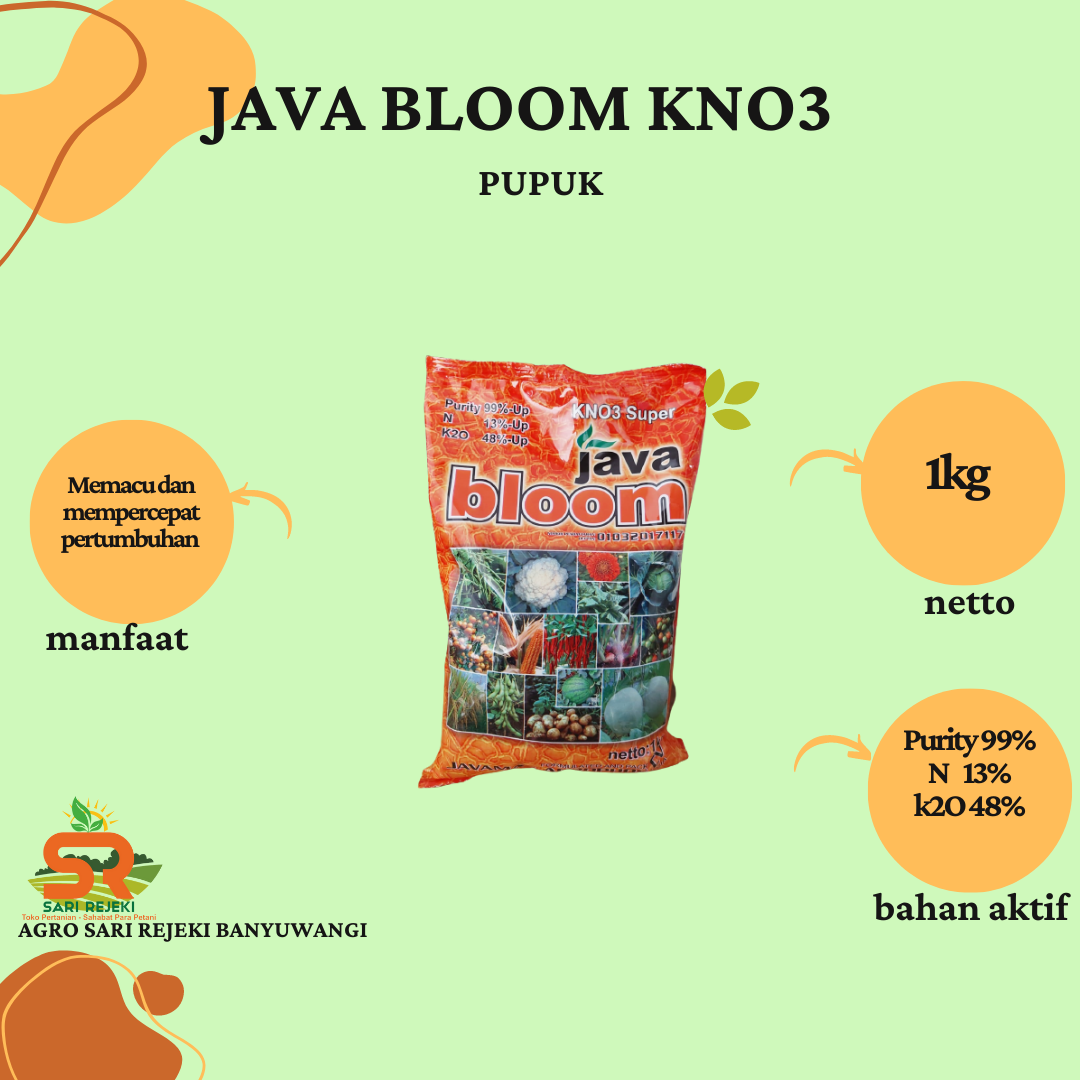 Jual PUPUK JAVA BLOOM 1kg KNO3 SUPER | Shopee Indonesia