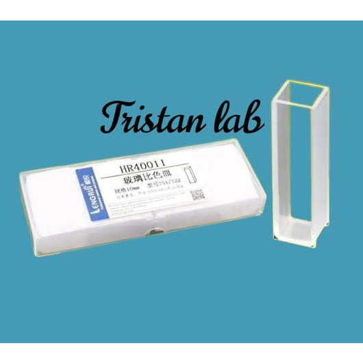 Jual Kuvet Glass spectrofotometer 10 mm (3,5ml)/ kuvet glass 10 mm ( 3 ...