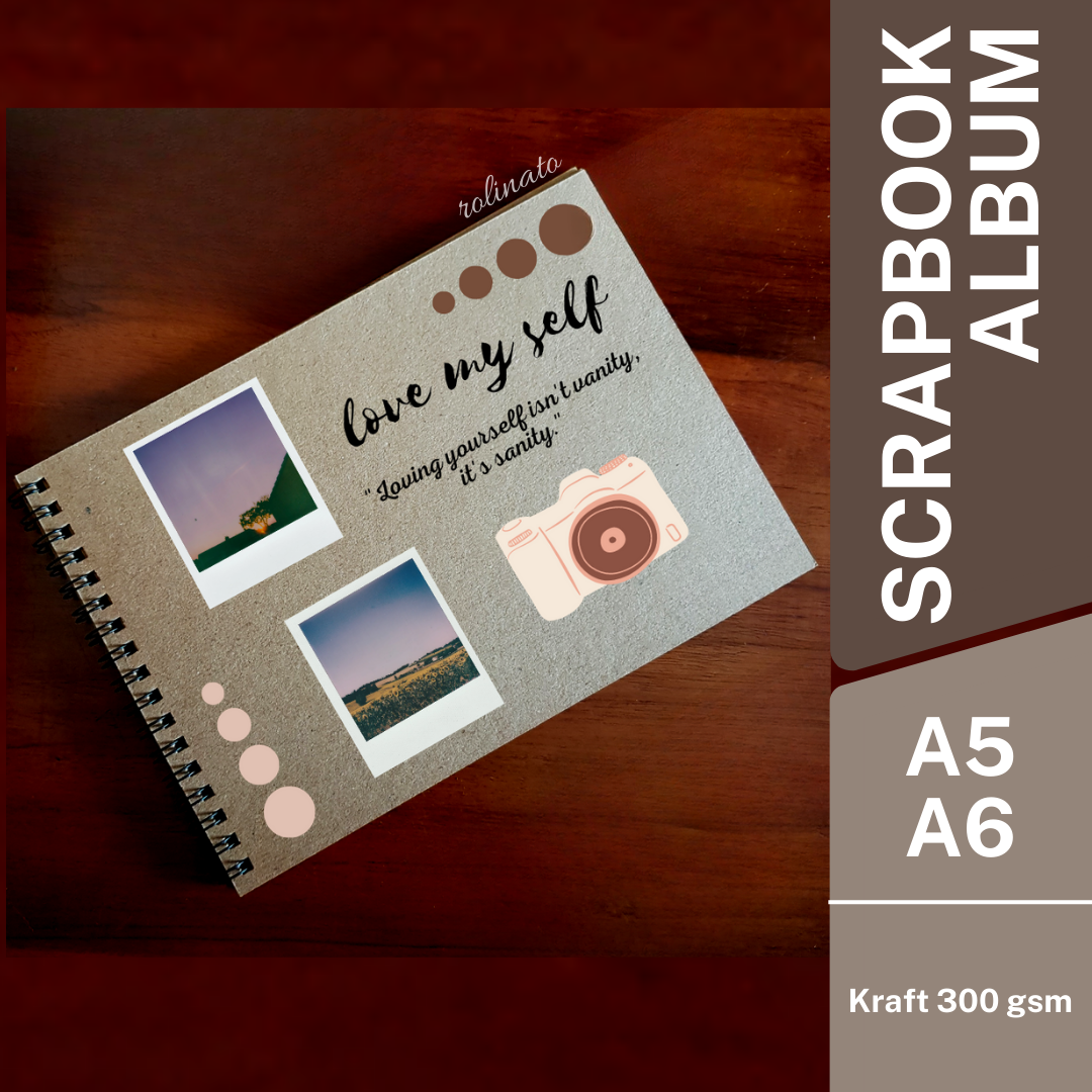 Jual Scrapbook Album / Notebook Spiral / Buku Album Journaling Tebal ...