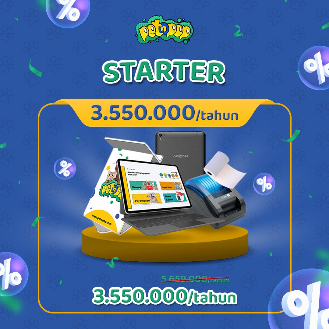 Jual Aplikasi Kasir Petshop / Pet Klinik - Paket Starter | Shopee Indonesia