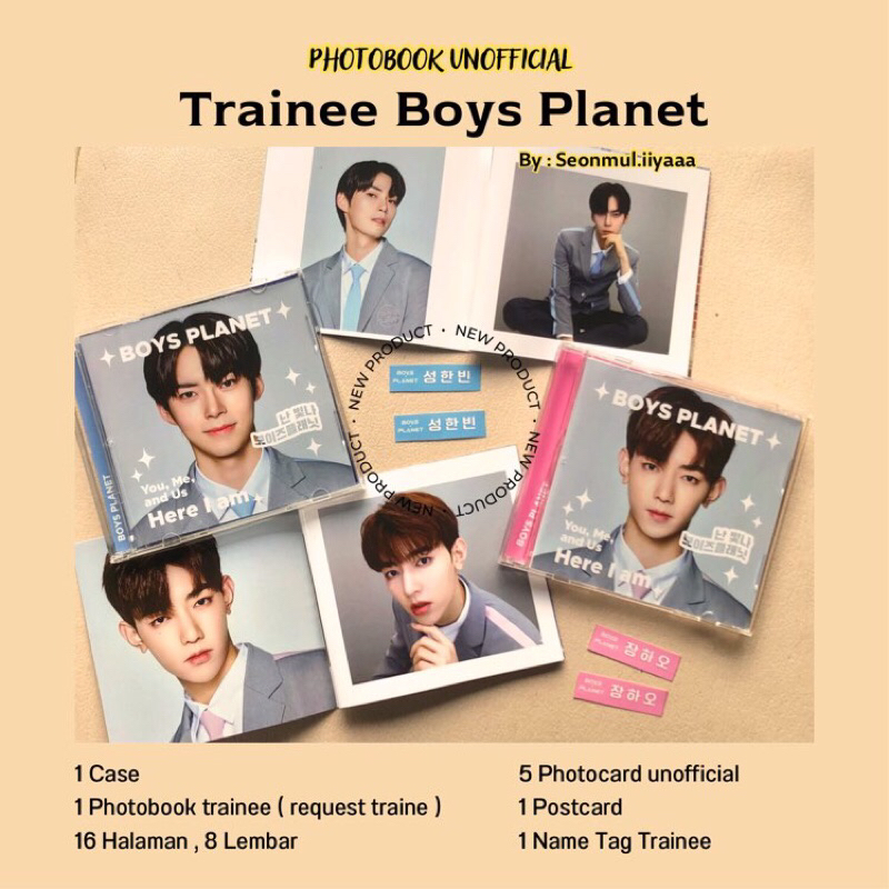 Jual PO Photobook Unofficial Trainee Boys Planet | Shopee Indonesia