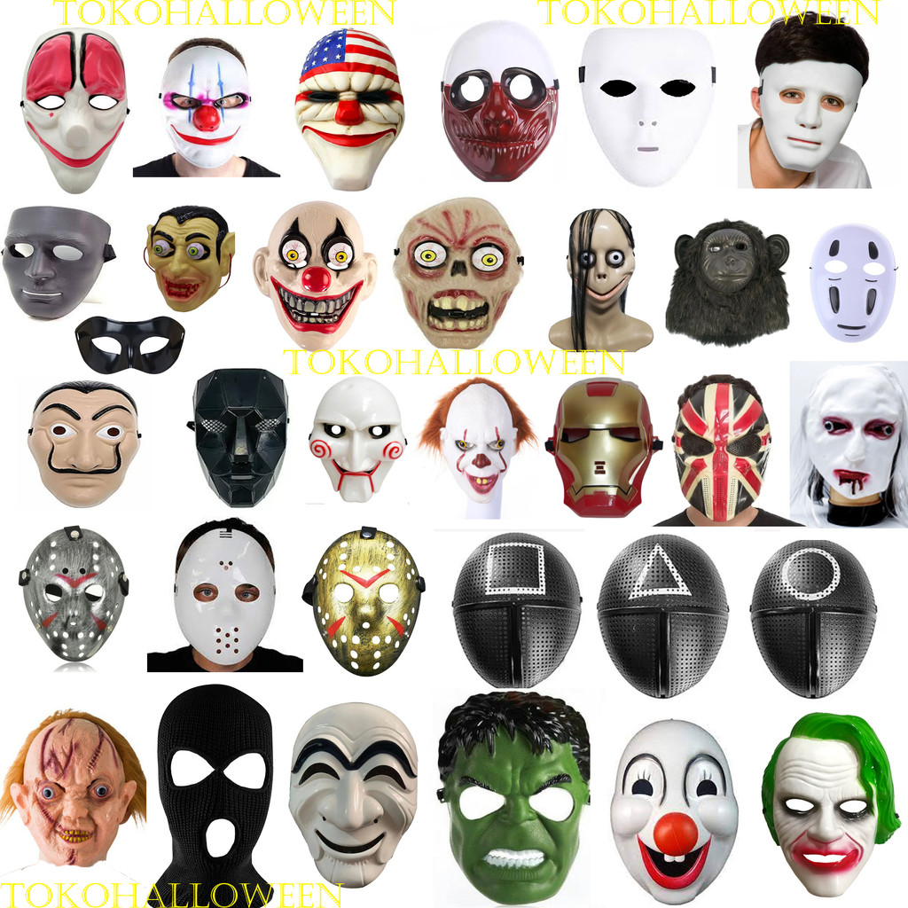 Jual TOPENG LUCU ACARA HALLOWEEN HACKER SCREAM ANONYMOUS MONYET VIDEO ...