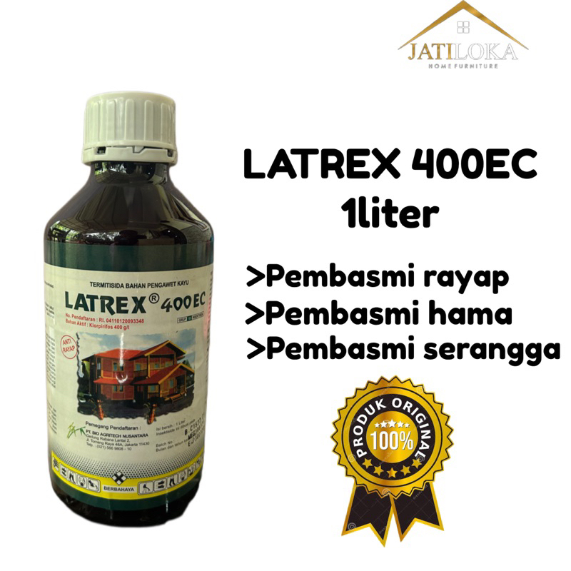Jual Obat Pembasmi Rayap- Latrex 400 EC - Anti Rayap - Kayu - Rumah dan ...