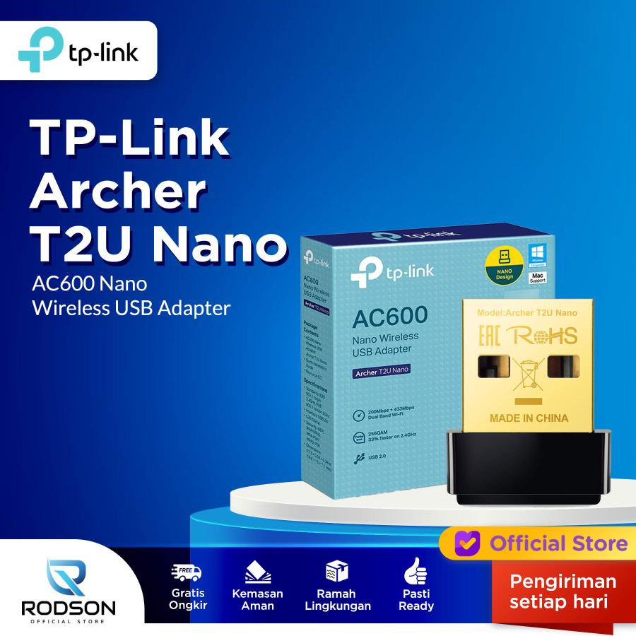 Jual TP-LINK Archer T2U Nano AC600 Nano Wireless USB Adapter | Shopee ...