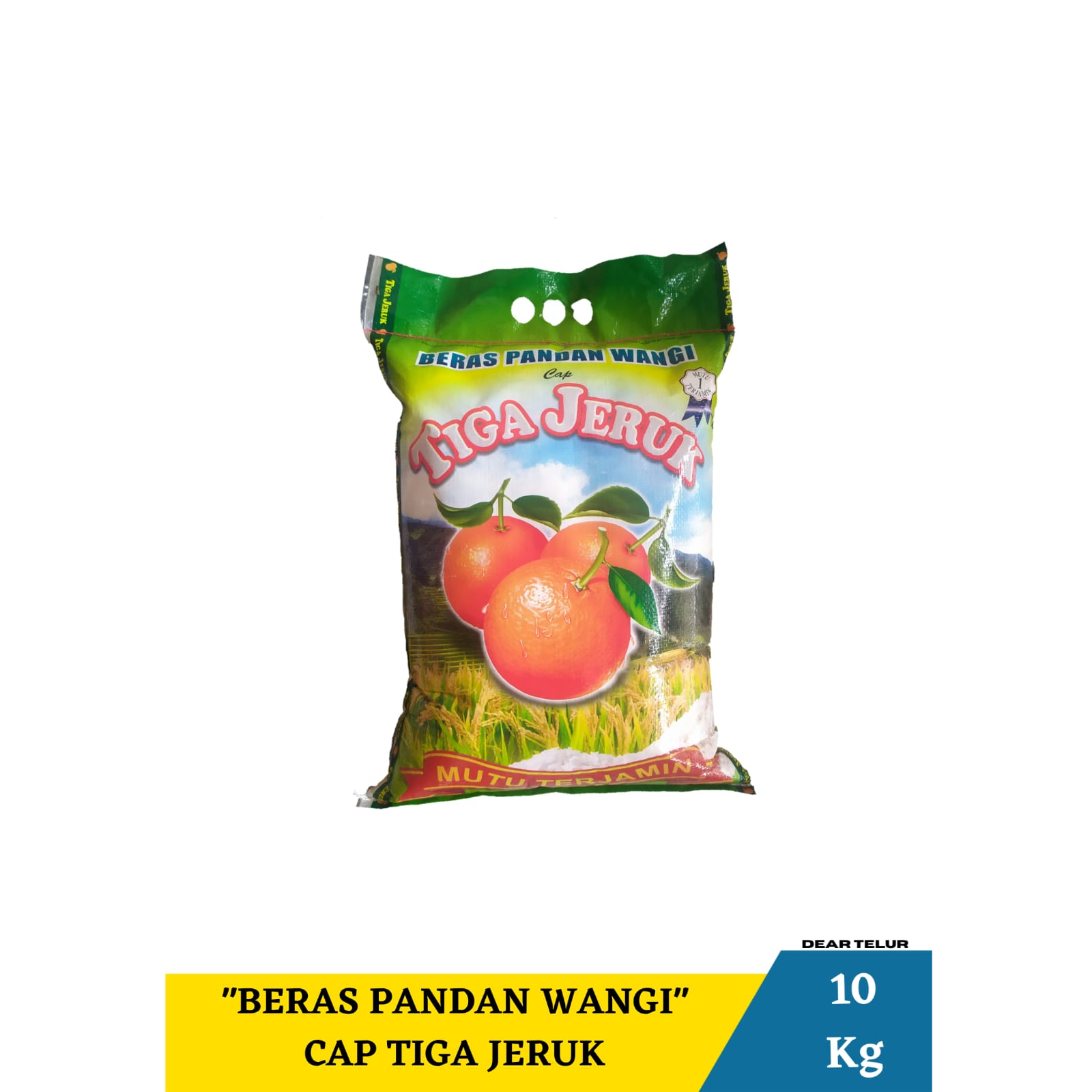 Jual BERAS PANDAN WANGI CAP TIGA JERUK 10KG | Shopee Indonesia