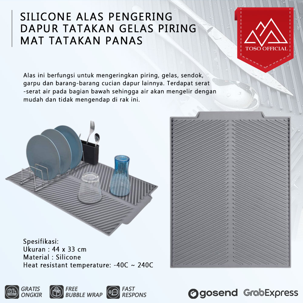 Jual SILICONE ALAS PENGERING DAPUR TATAKAN GELAS PIRING MAT TATAKAN ...