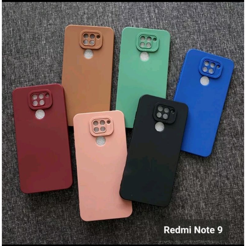 Jual XIAOMI REDMI NOTE 9 case PRO CAMERA PRO CAMERA CASE SILICON WARNA ...