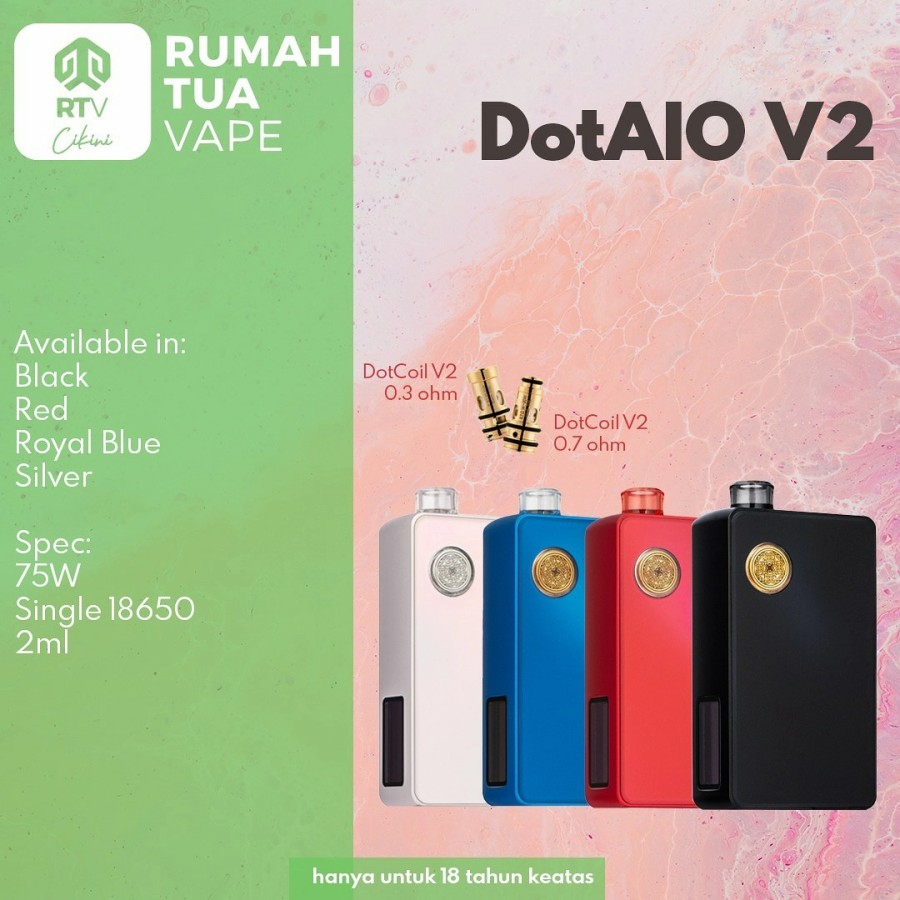 Jual DOTMOD AIO V2 SERIES AUTHENTIC 100% GUARANTEE | Shopee Indonesia
