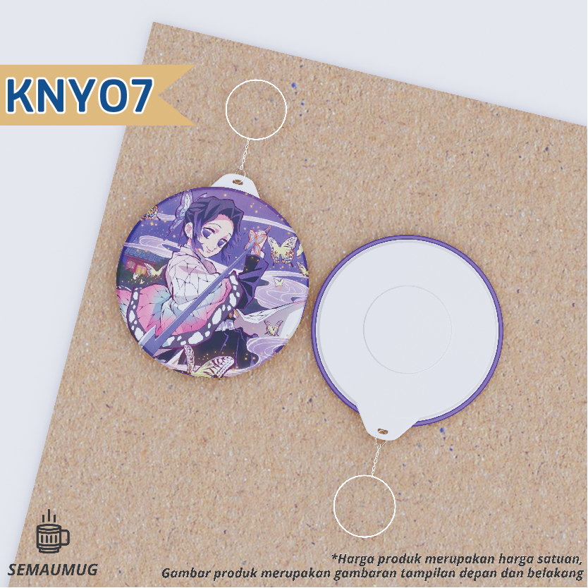 Jual GANTUNGAN KUNCI KIMETSU NO YAIBA TANJIRO NEZUKO KADO GANCI BULAT ...