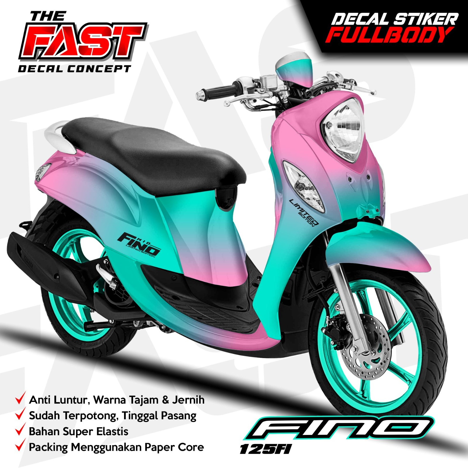 Jual decal motor variasi fullbody decal stiker motor fino 125 fi ...