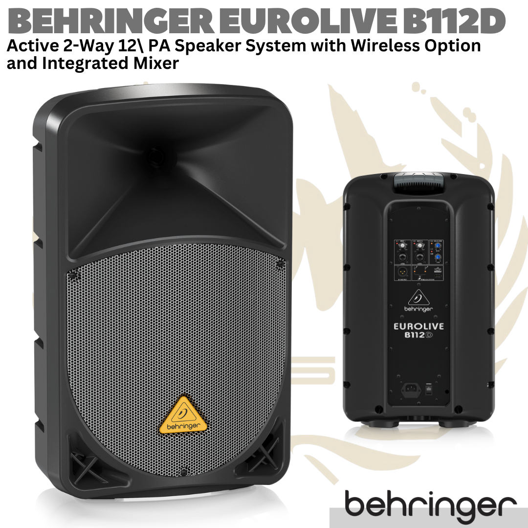 Jual BEHRINGER EUROLIVE B112D Active 2 Way 12" PA Speaker System ...