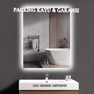 Jual Cermin Kotak LED Strip Kaca Cermin Lampu Aesthetic Cermin Dinding ...