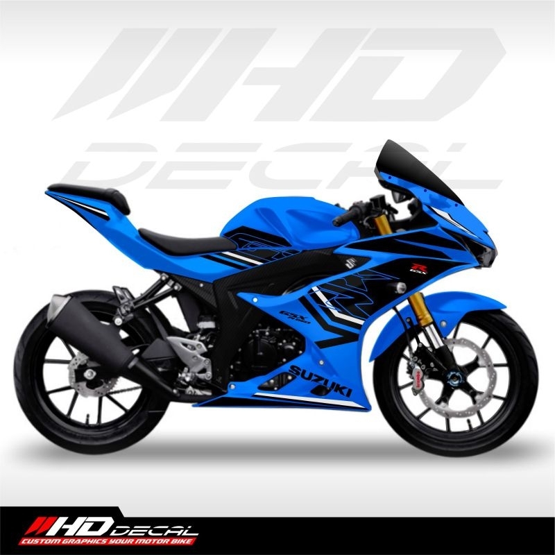 Jual Sticker Striping Suzuki GSX-R150 livery custom suzuki blue ...