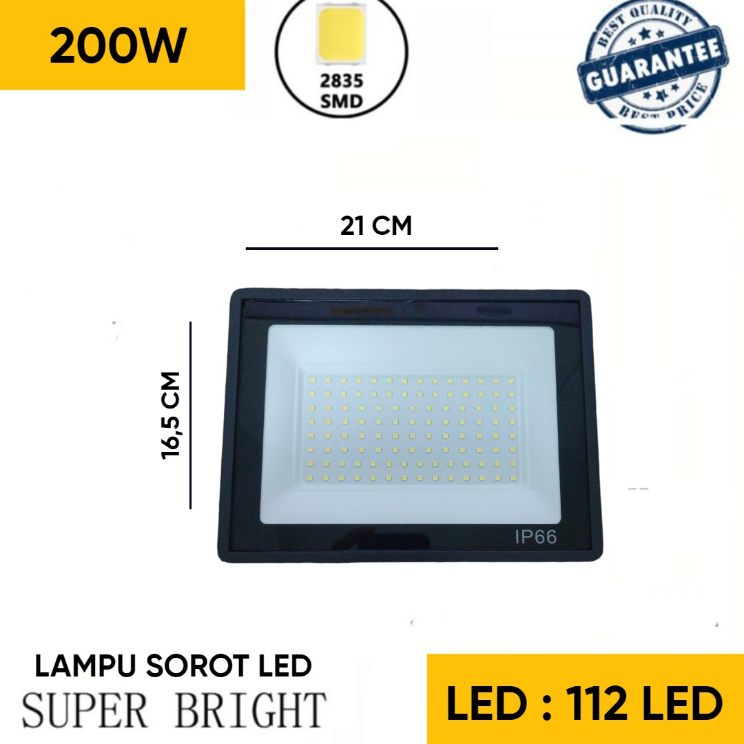 Jual LAMPU SOROT LED 20W 30W 50W 100W 200W 400W / LAMPU OUTDOOR SUPER TERANG | Shopee Indonesia