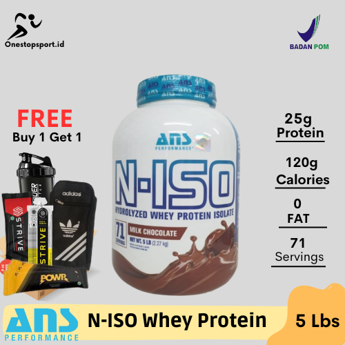 Jual ANS N ISO N-ISO 5 Lbs Whey Protein Isolate Hydrolized N-Iso 5Lb ...