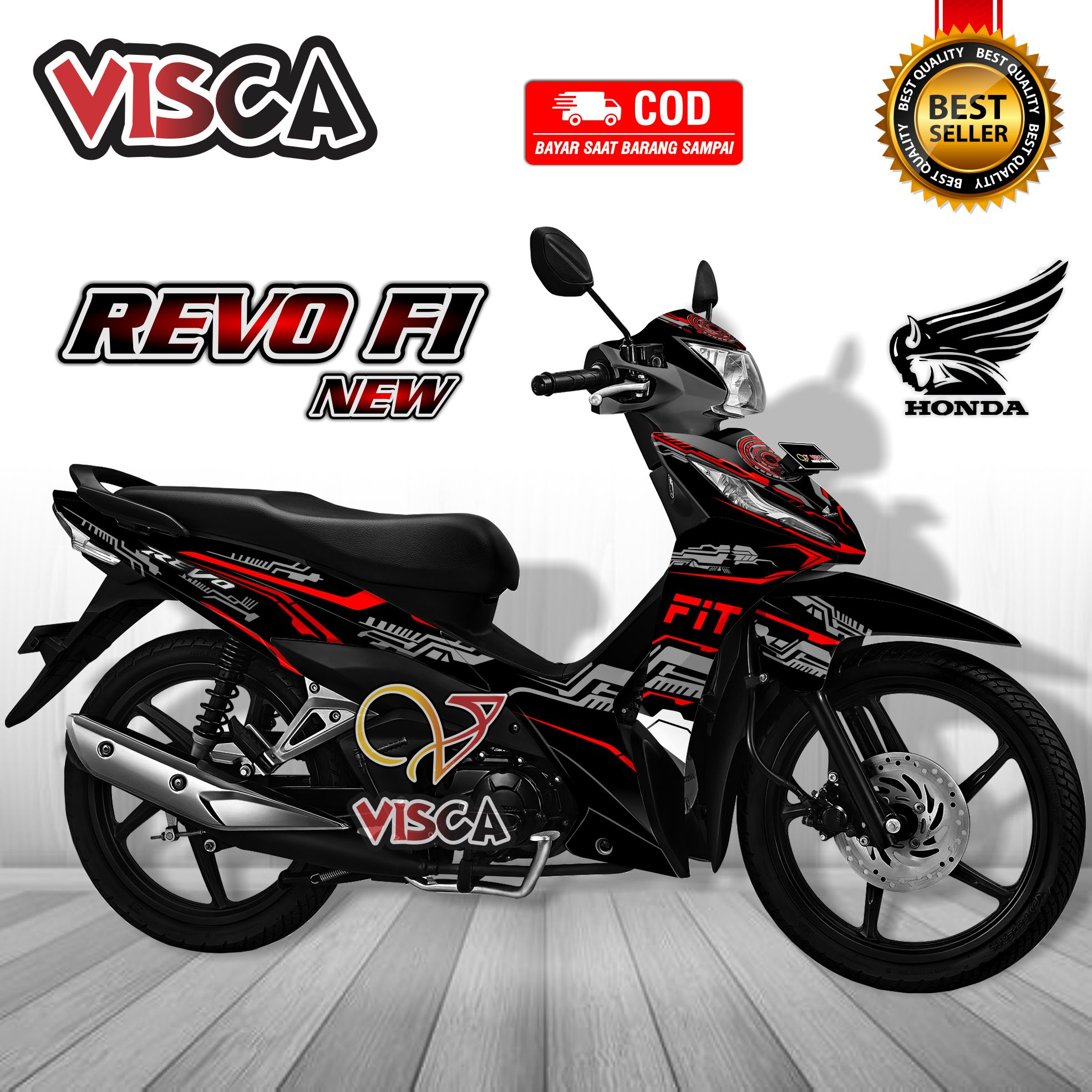 Jual Decal Revo Fit Fi Full Body Stiker Revo Fit Fi Variasi Striping ...