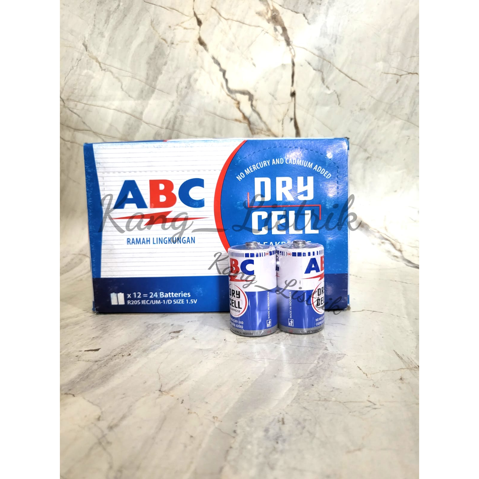 Jual ABC Batre Size D BIRU / Baterai ABC Size D Biru 1set = 2pcs ...