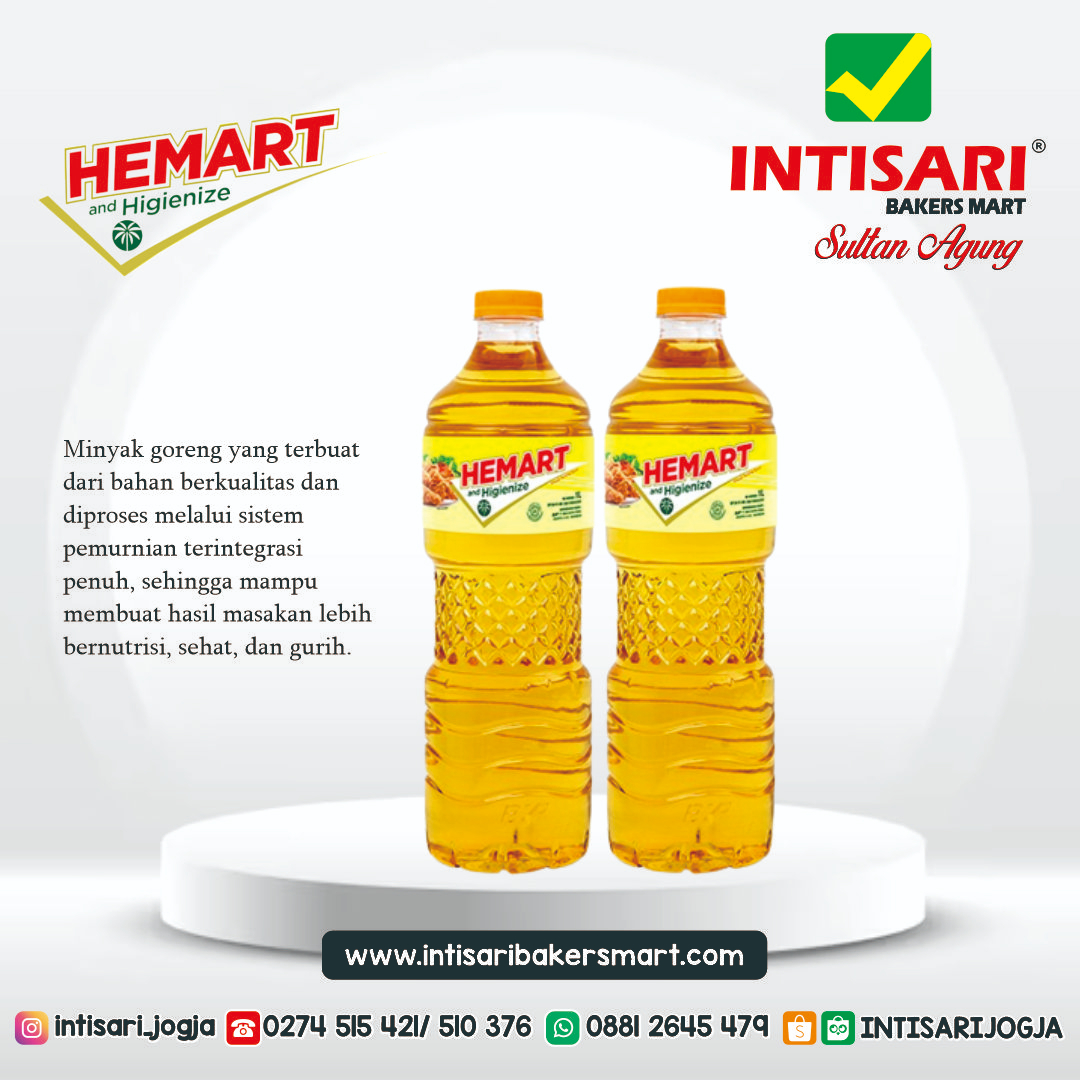 Jual Hemart Minyak Goreng Kemasan Botol 1 Liter-Minyak Goreng murah | Shopee Indonesia