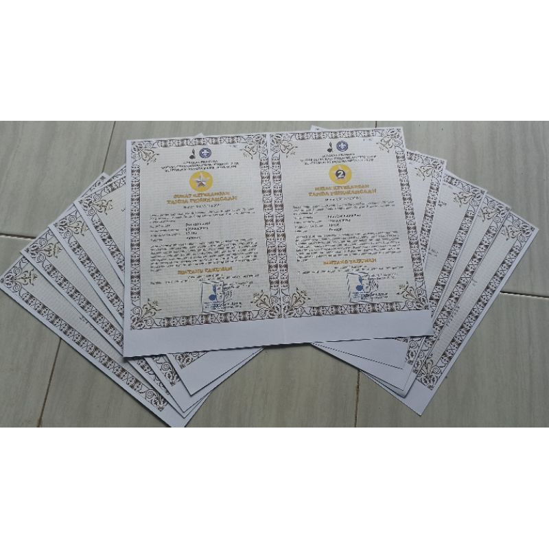 Jual Surat Keterangan Tanda Penghargaan Bintang Tahunan | Shopee Indonesia