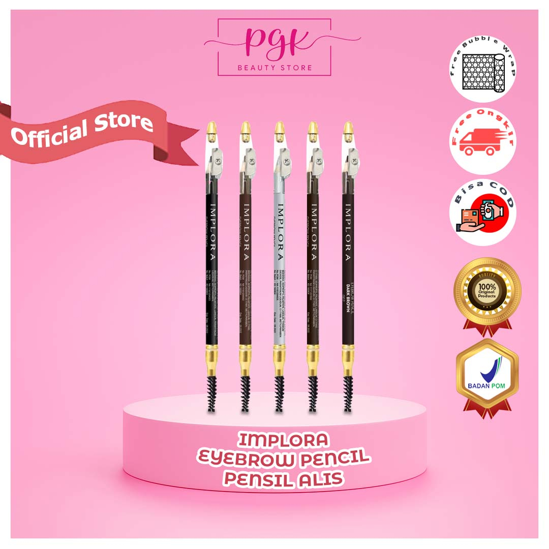 Jual IMPLORA EYEBROW PENCIL - PENSIL ALIS IMPLORA - CELAK | Shopee ...