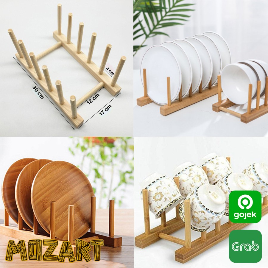 Jual Rak piring rak gelas kayu Tempat Cangkir | Rak Gelas Cangkir | Rak ...